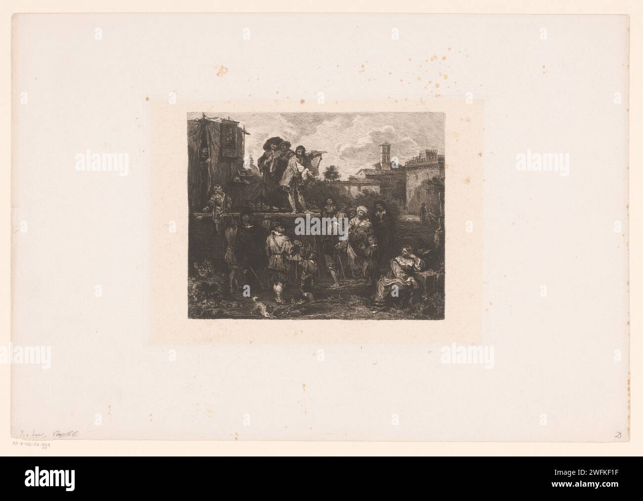 Kwakzalver, William Unger, After Pieter Bodding van Laer, 1847 - 1889 ...