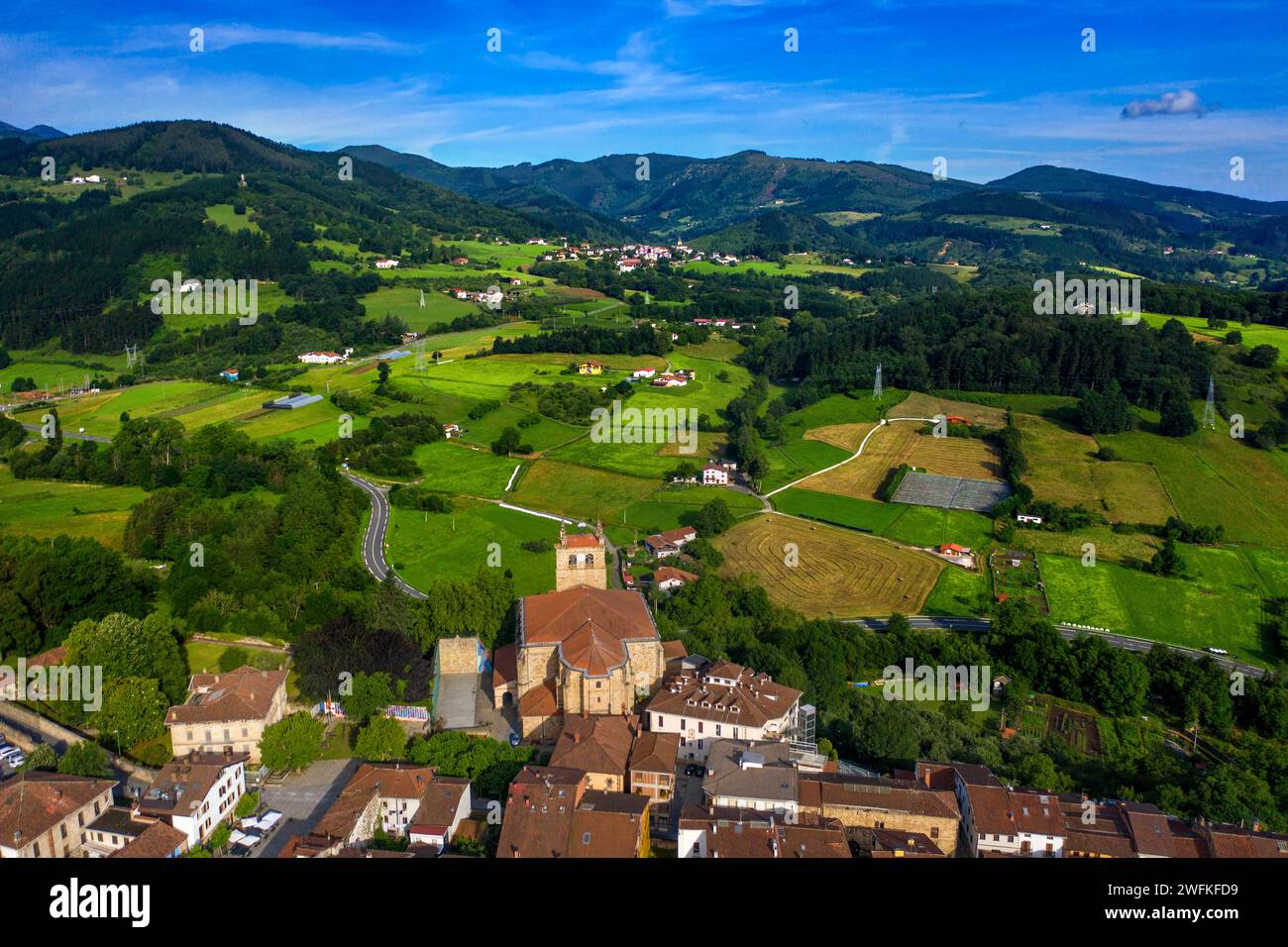 Santa Maria de la Asunción church, Segura, Gipuzkoa, Basque Country ...