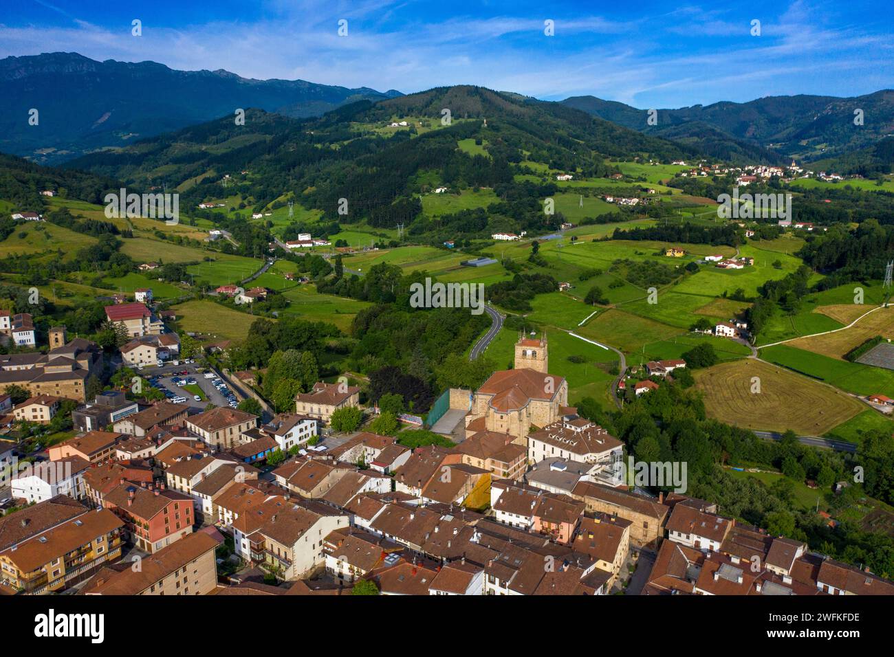 Santa Maria de la Asunción church, Segura, Gipuzkoa, Basque Country ...