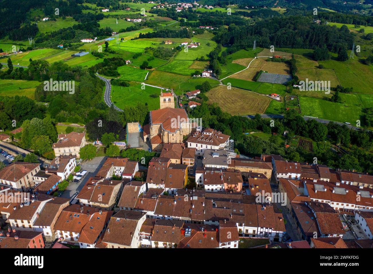 Santa Maria de la Asunción church, Segura, Gipuzkoa, Basque Country ...