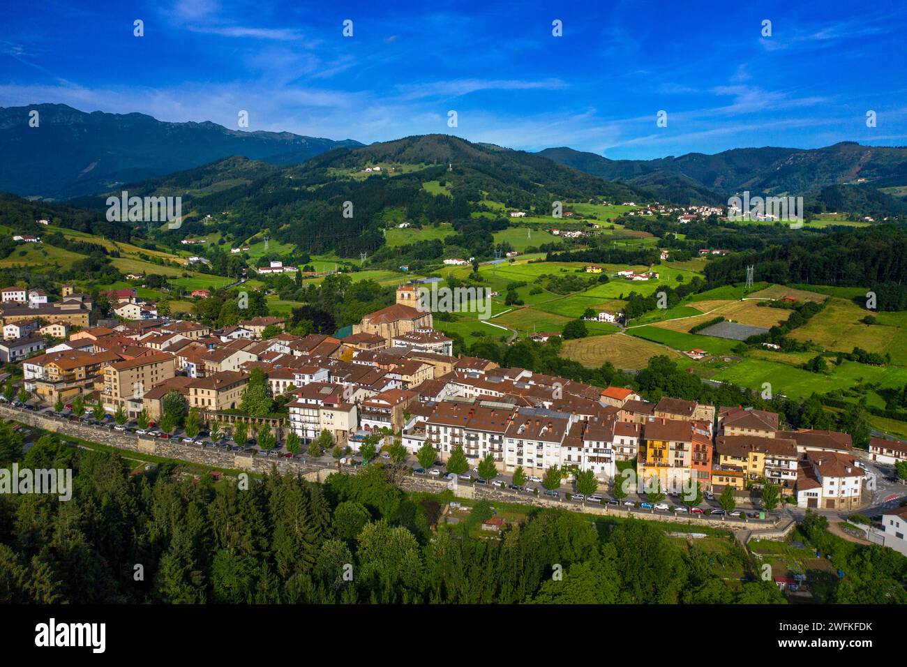 Santa Maria de la Asunción church, Segura, Gipuzkoa, Basque Country ...