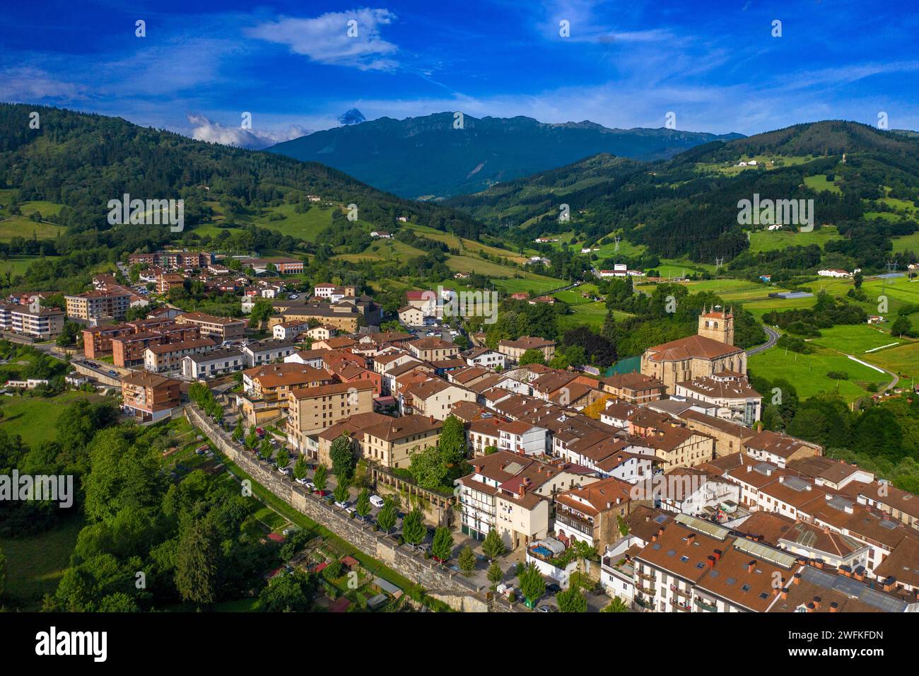 Santa Maria de la Asunción church, Segura, Gipuzkoa, Basque Country ...