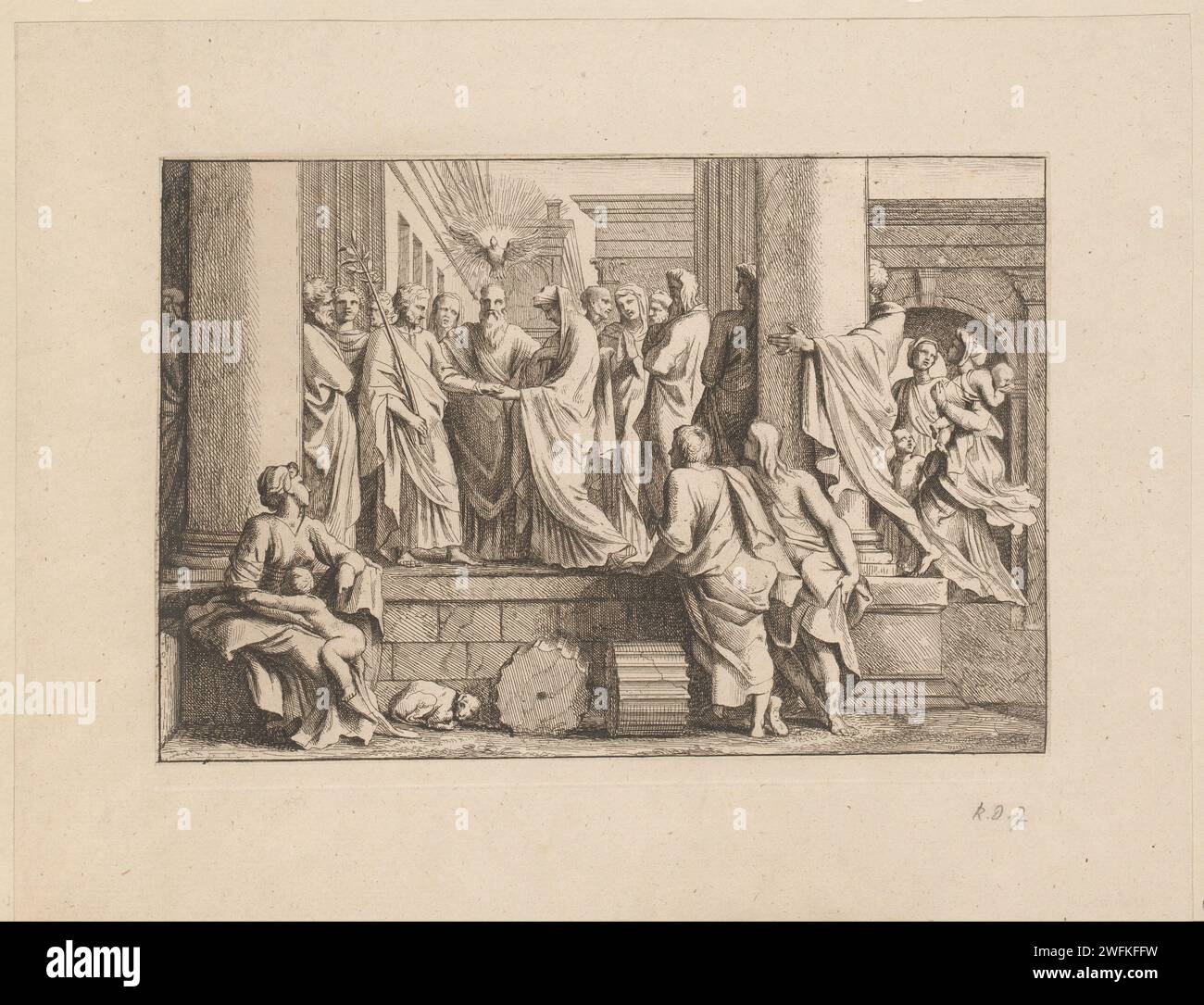 Marriage of Maria, Gérard Audran, After Nicolas Poussin, 1650 - 1703 ...