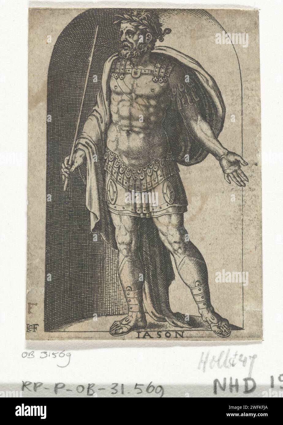 Jason, Hans Collaert (I), after Lambert Lombard, 1530 - 1580 print ...
