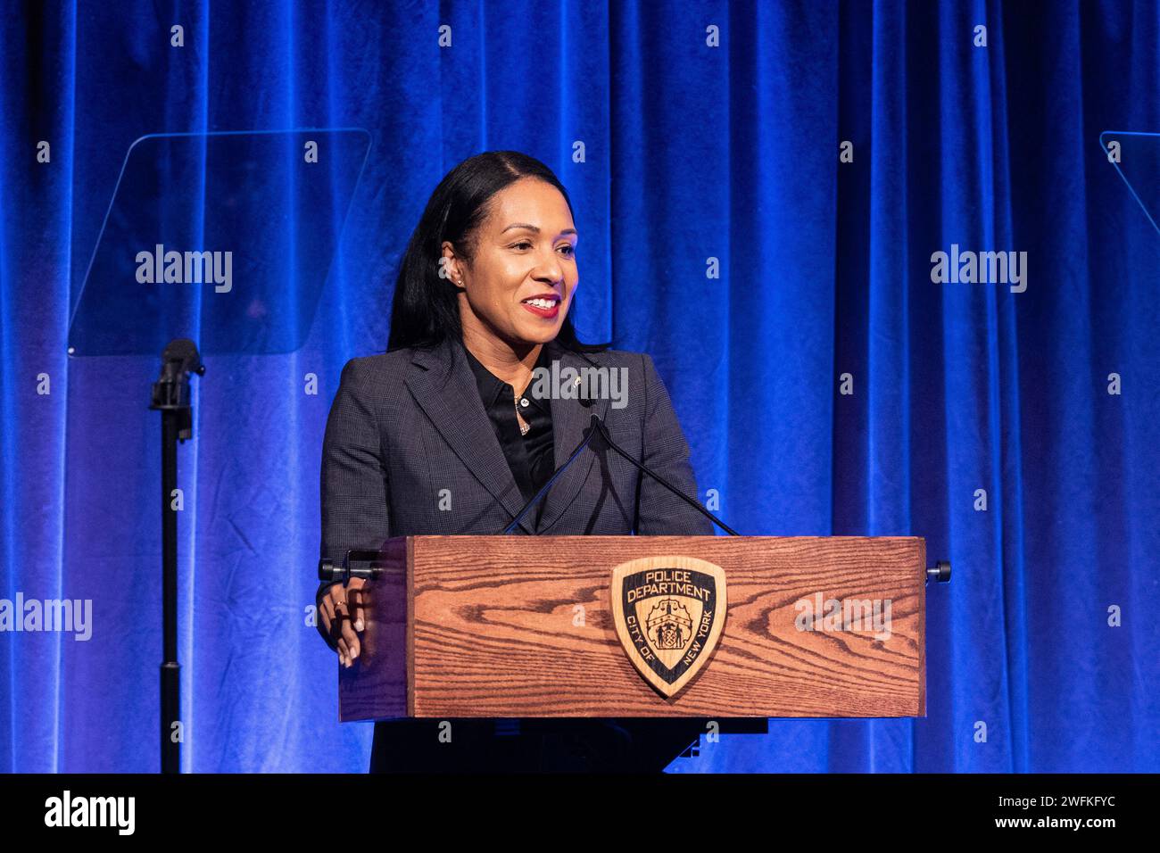 Tania Kinsella speaks during Police Commissioner Edward Caban 'State of ...