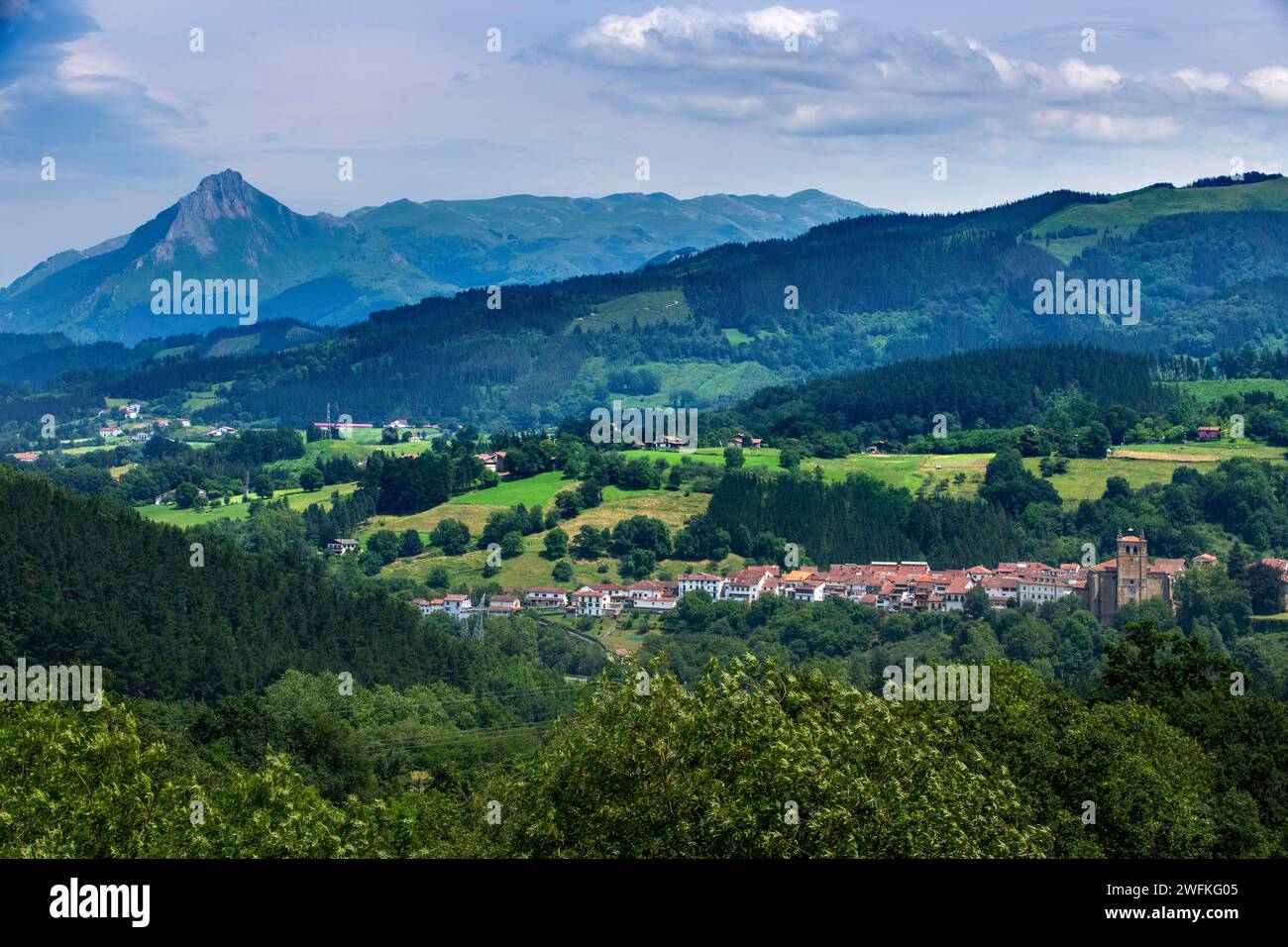 Santa Maria de la Asunción church, Segura, Gipuzkoa, Basque Country ...