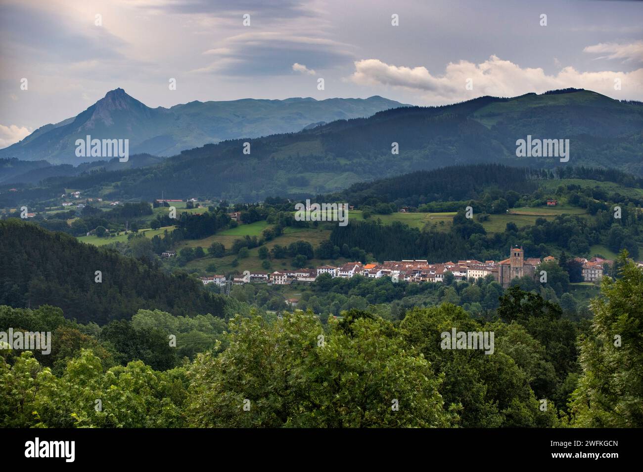 Santa Maria de la Asunción church, Segura, Gipuzkoa, Basque Country ...