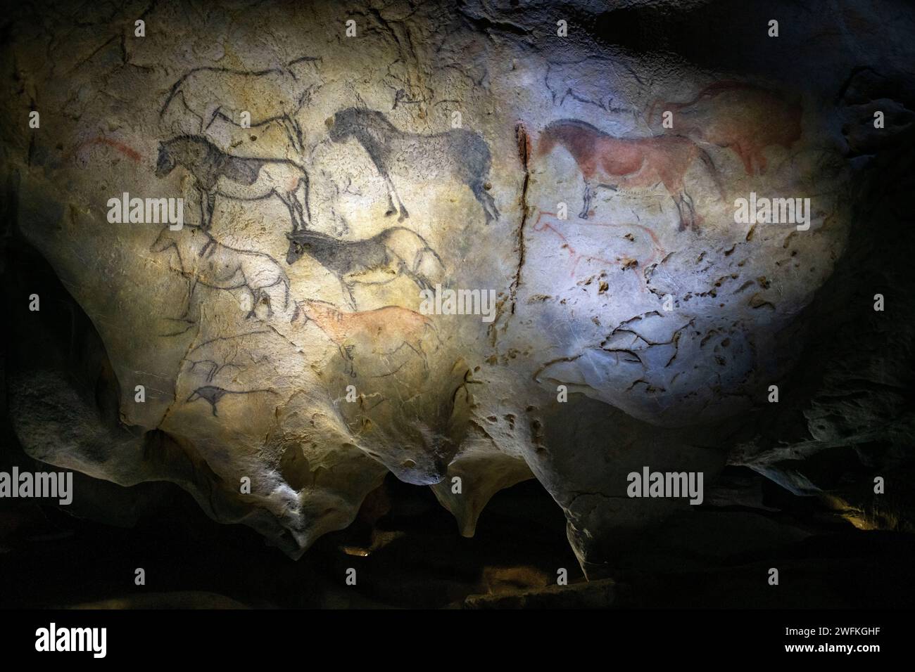 Ekain cave, Ekainberri museum housing the replica of the prehistoric ...