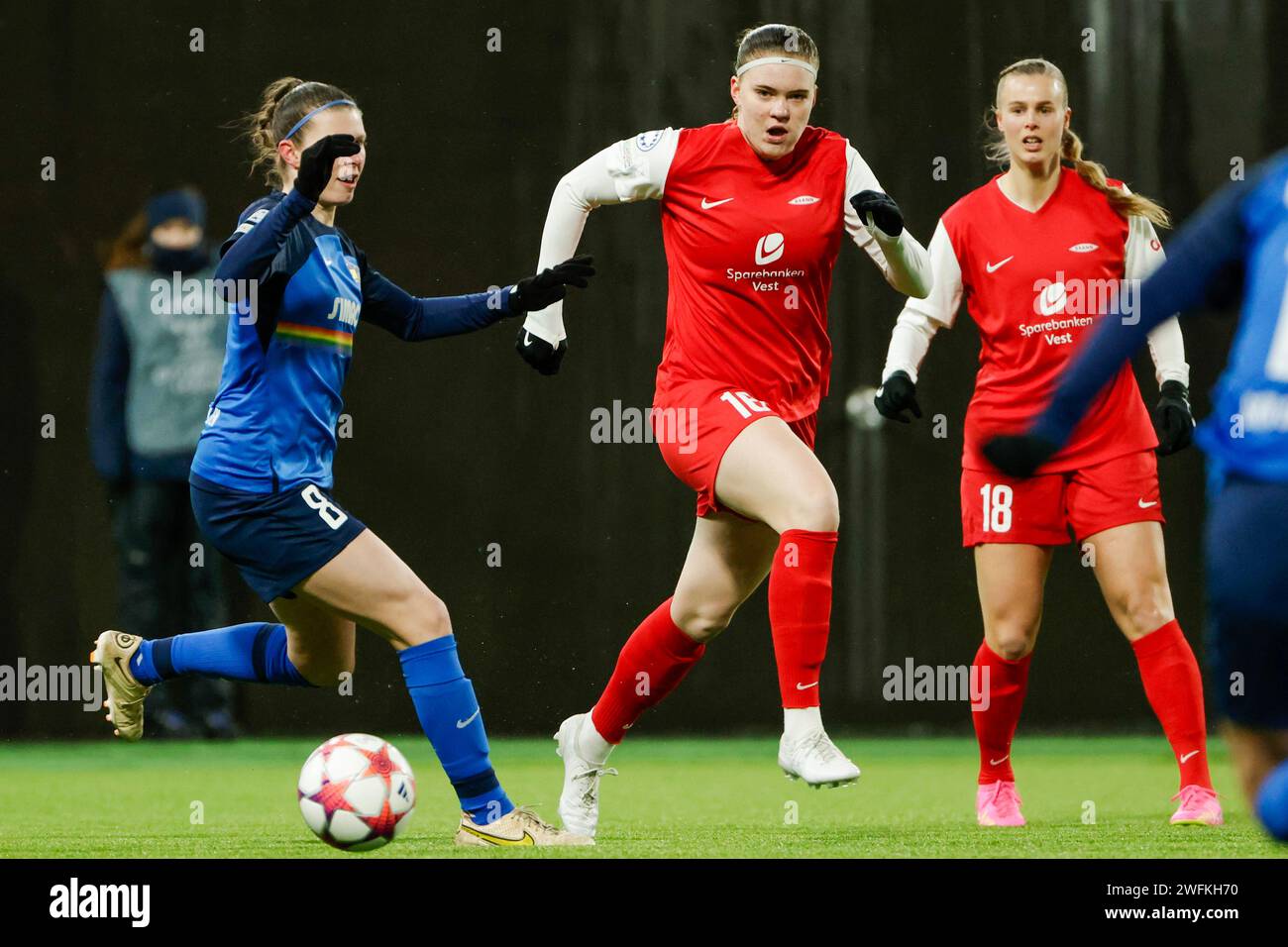 Bergen 20240131.SK Brann Kvinner Signe Gaupset and Claudia Wenger from ...