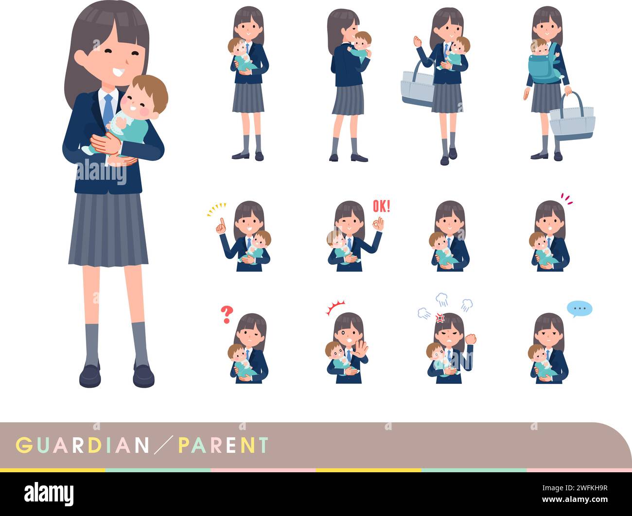 Hugging junior Stock Vector Images - Alamy