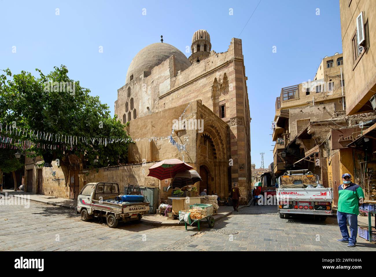 Complex of Sultan Baybars II Khanqah of Baybars II, Cairo, Egypt Stock ...