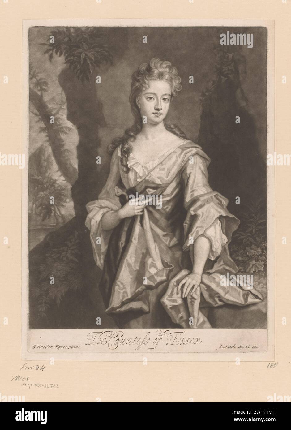 Portrait of Mary Bentinck, John Smith (Print Maker/ Publisher), After ...
