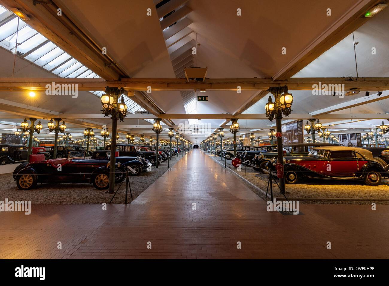Vintage car collection in Musée National de l'Automobile, Collection ...