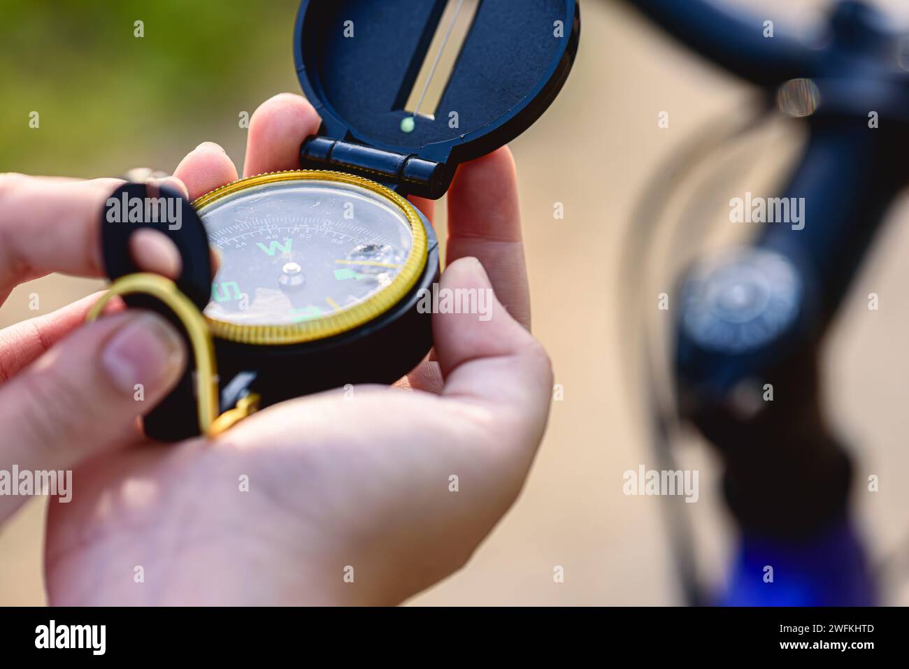 Bikepacking navigation hi-res stock photography and images - Alamy