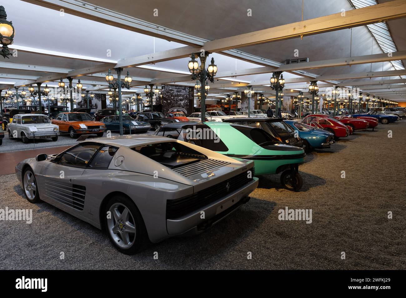 Vintage car collection in Musée National de l'Automobile, Collection ...
