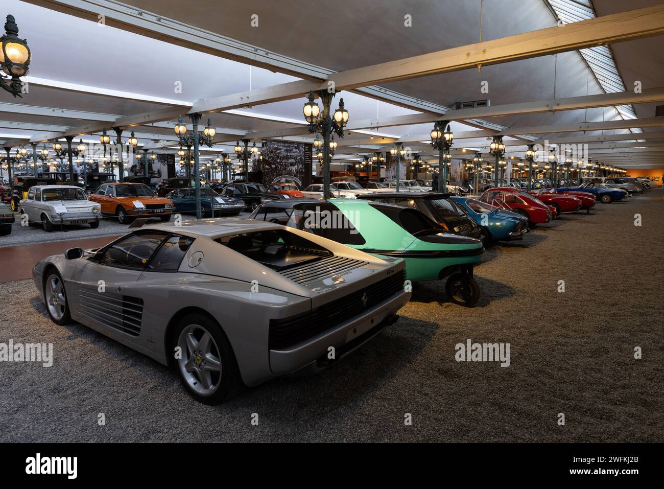 Vintage car collection in Musée National de l'Automobile, Collection ...