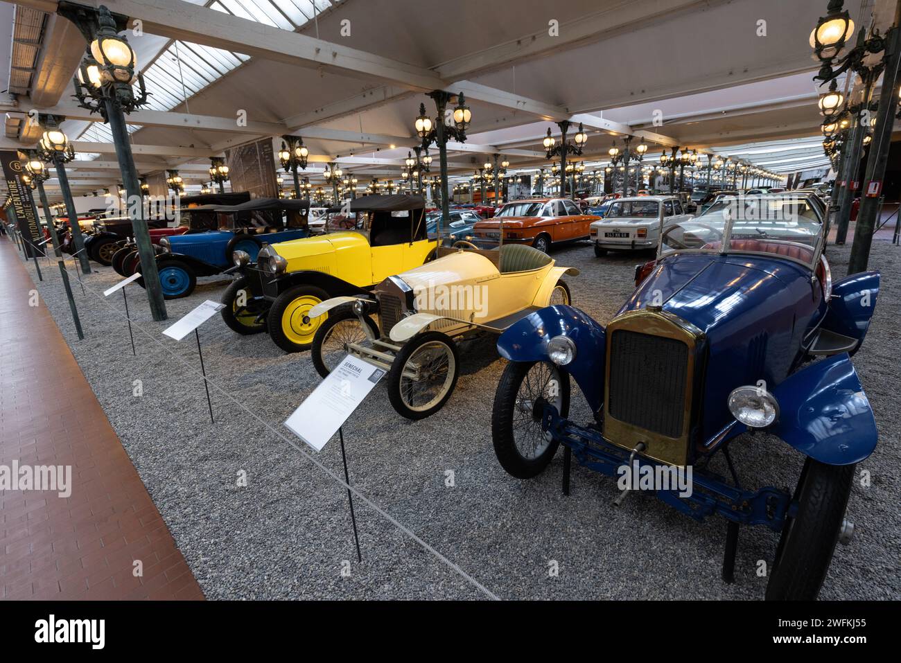 Vintage car collection in Musée National de l'Automobile, Collection ...