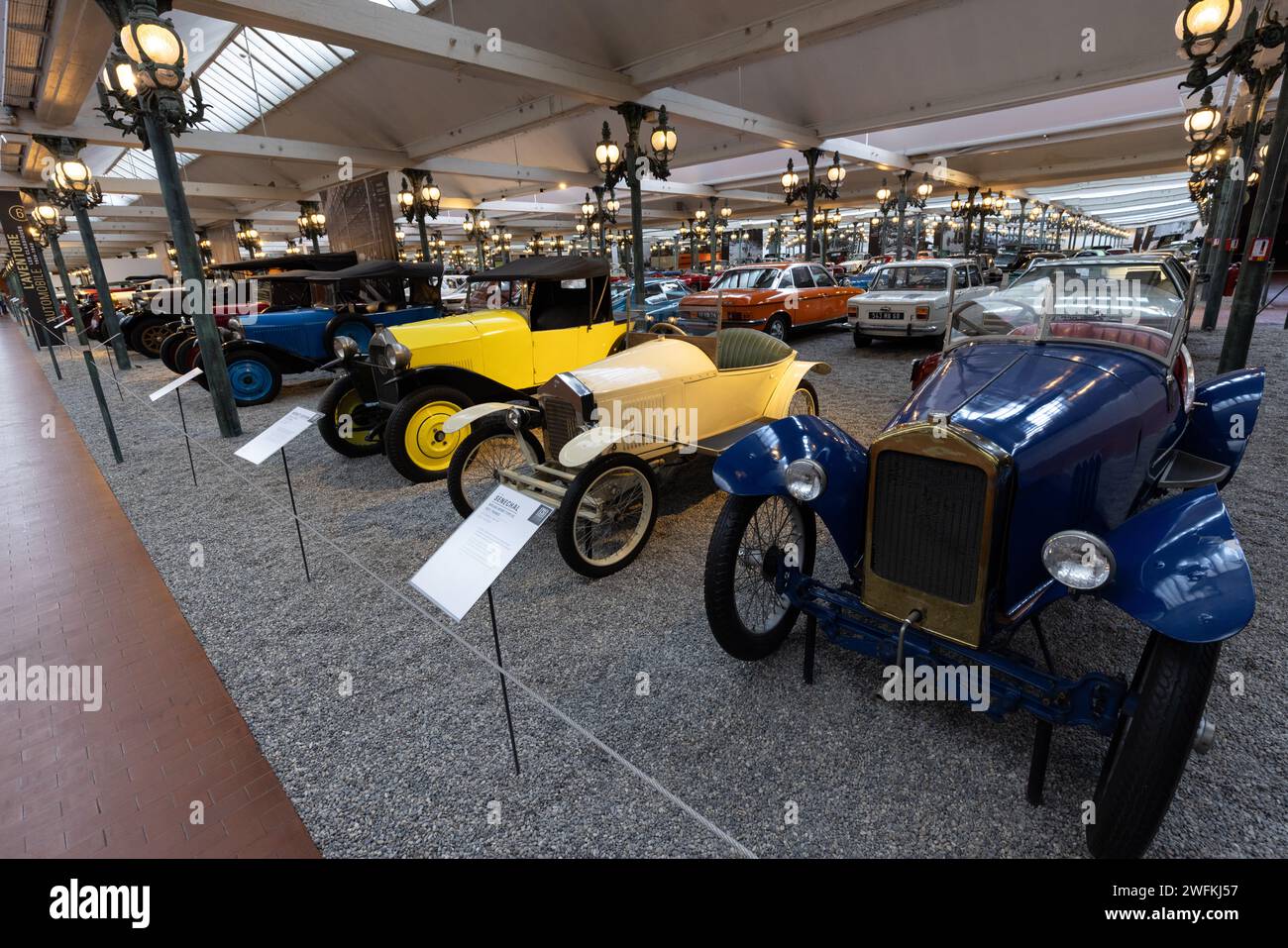 Vintage car collection in Musée National de l'Automobile, Collection ...