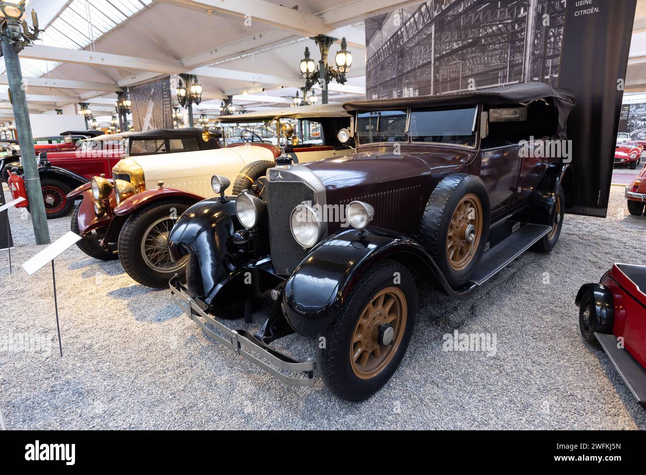 Vintage car collection in Musée National de l'Automobile, Collection ...