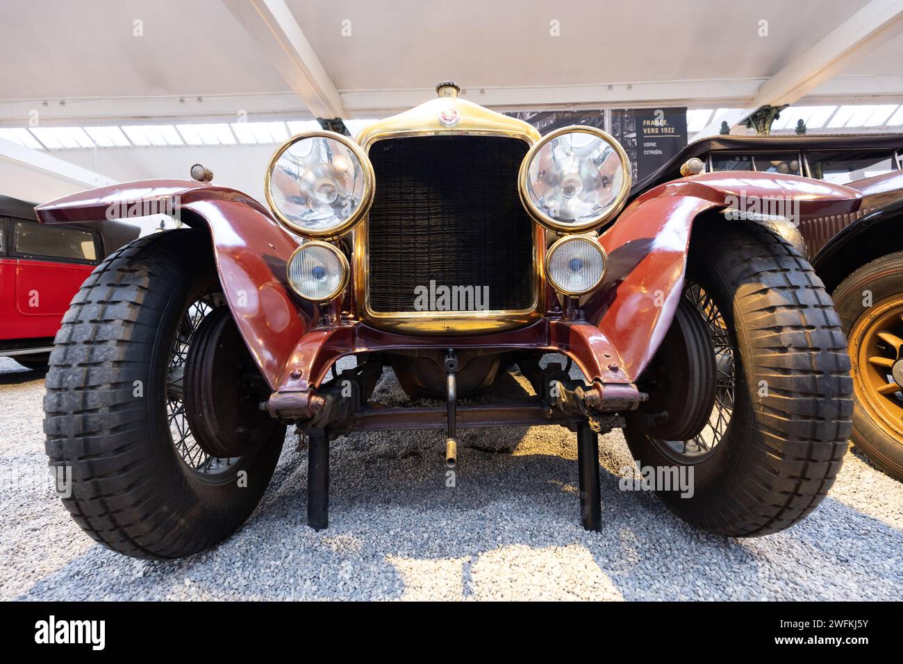 Vintage car collection in Musée National de l'Automobile, Collection ...