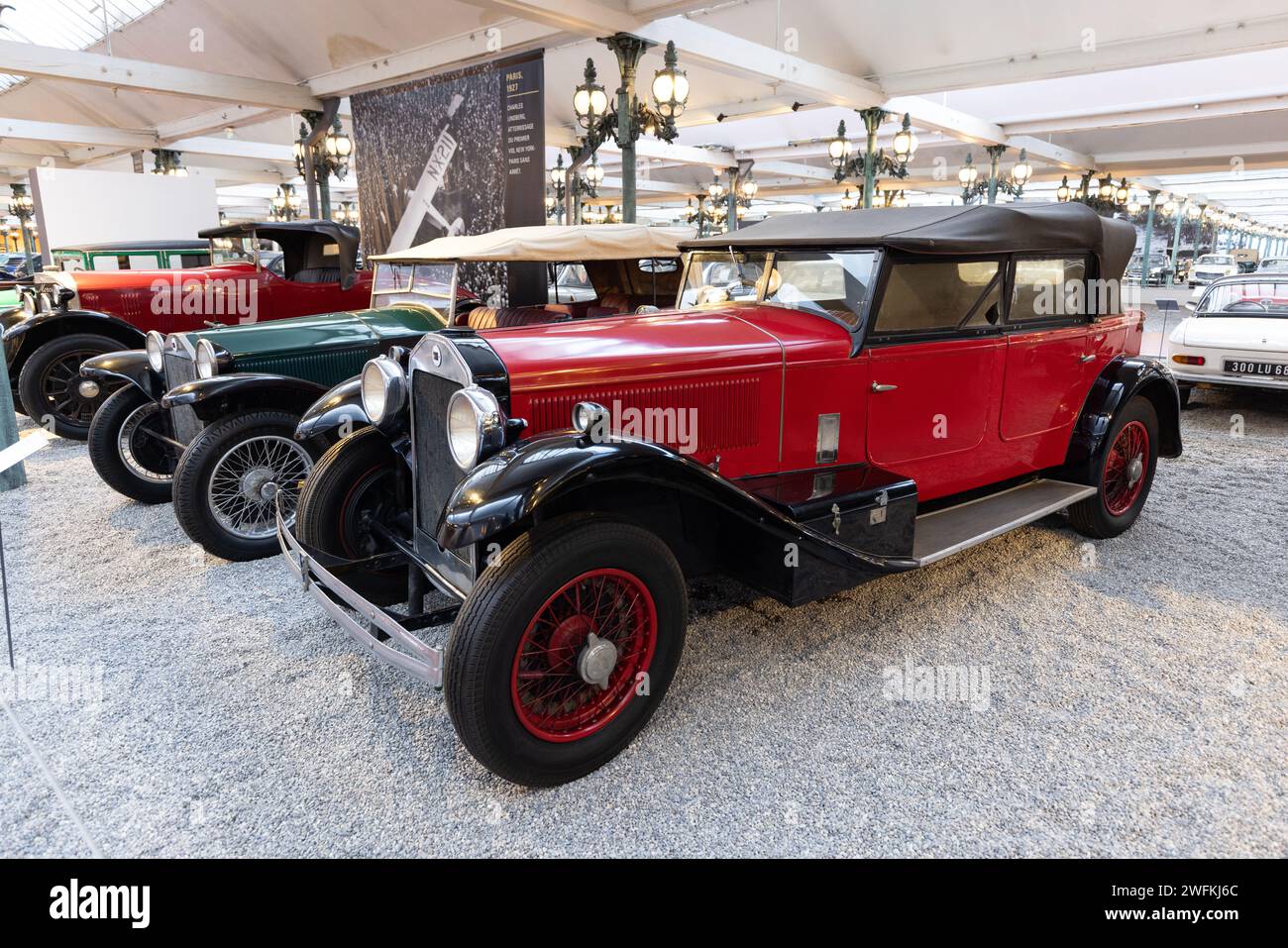 Vintage car collection in Musée National de l'Automobile, Collection ...