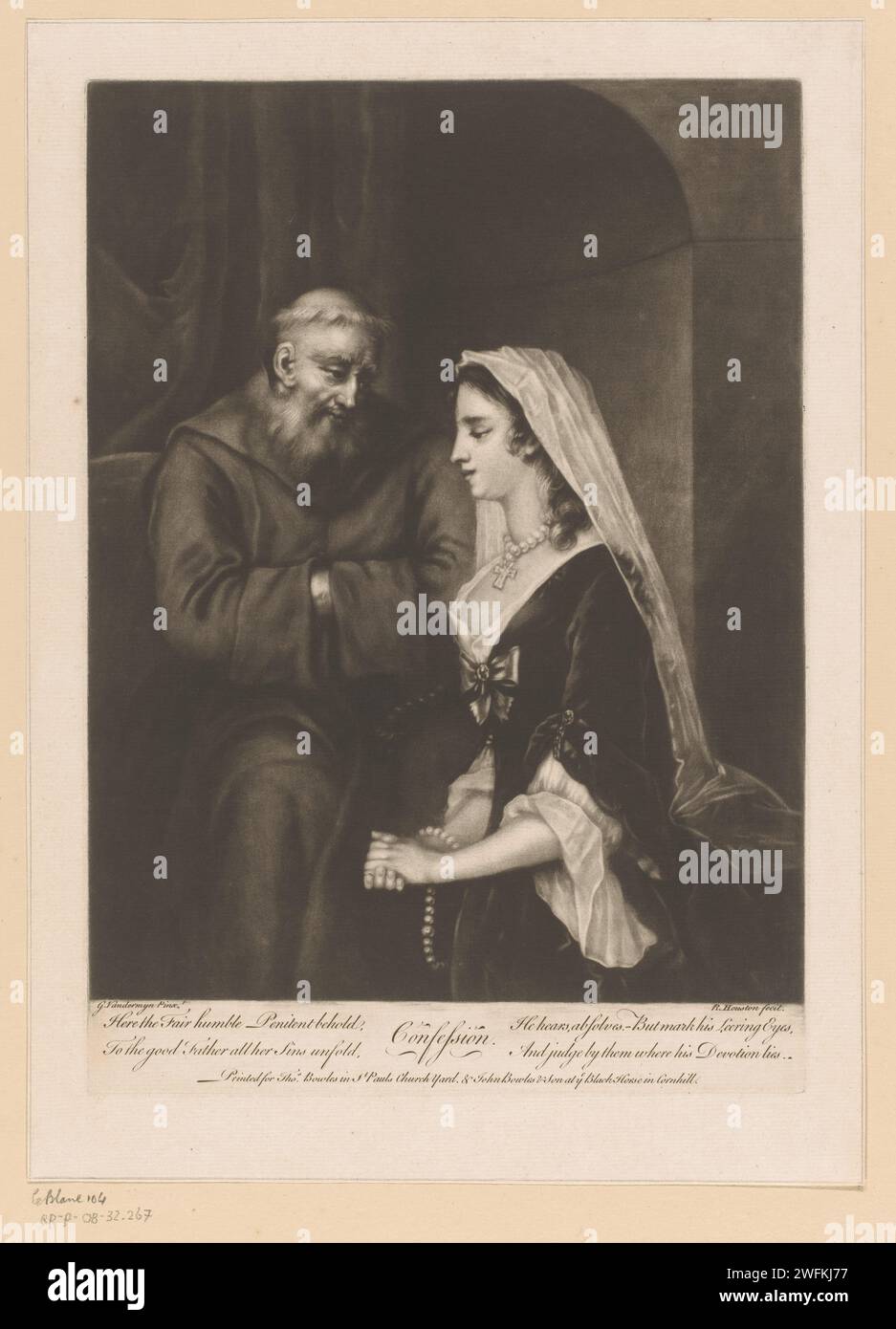 Young woman confesses to a monk, Richard Houston, after George van der ...