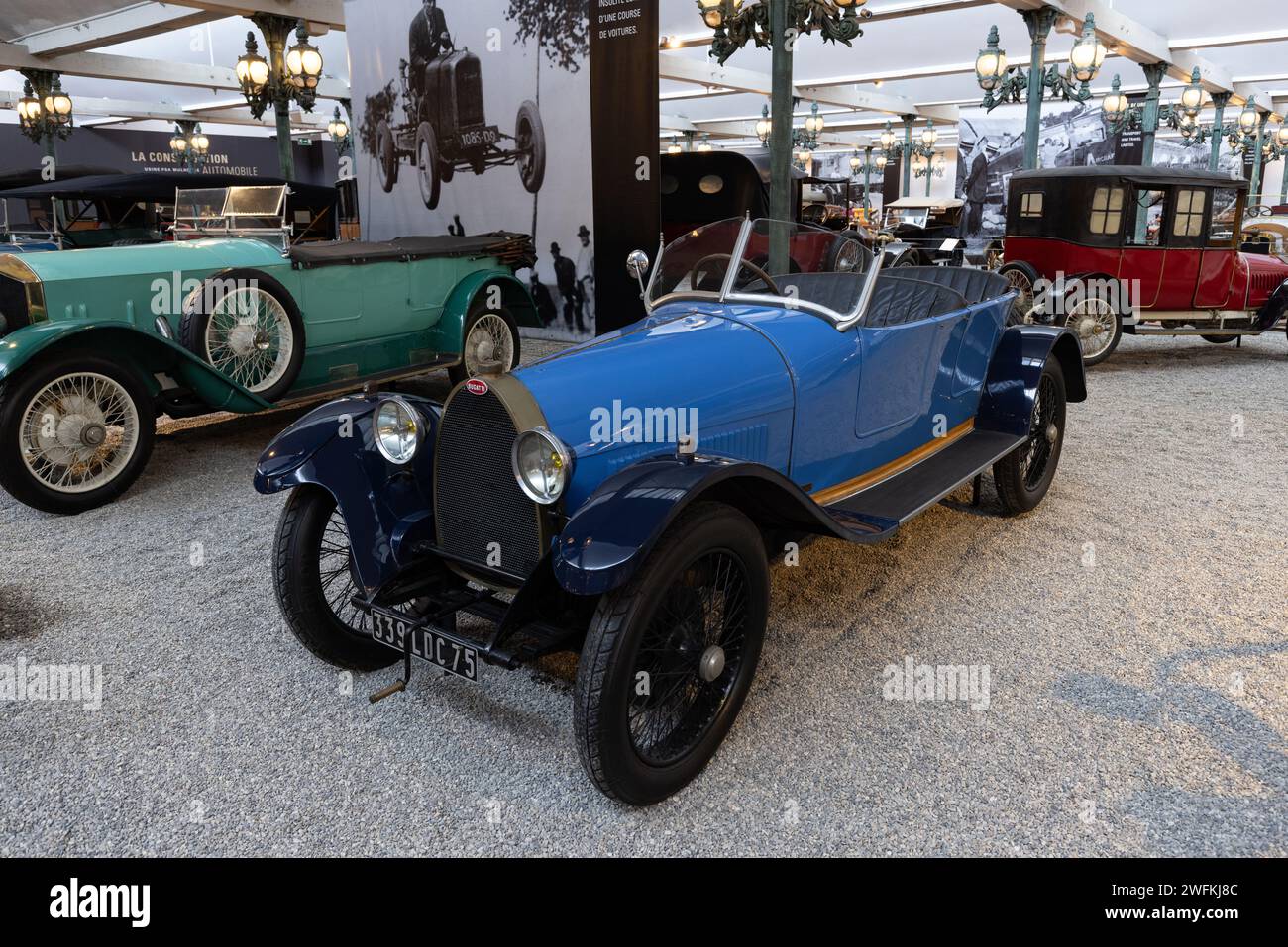 Vintage car collection in Musée National de l'Automobile, Collection ...