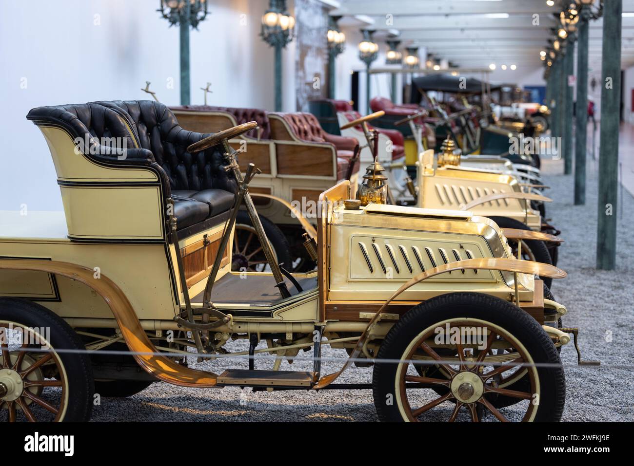 Vintage car collection in Musée National de l'Automobile, Collection ...