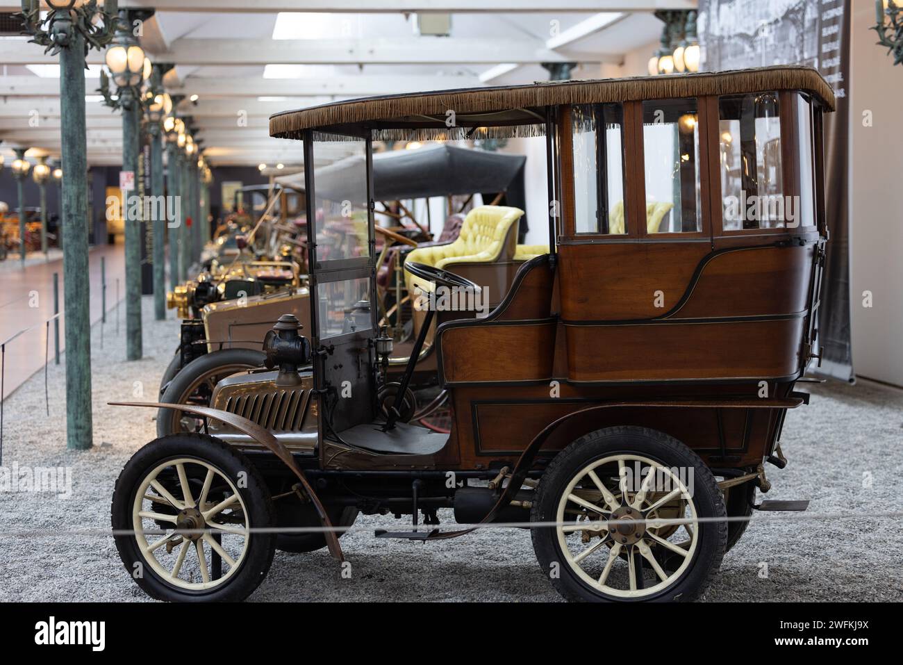Vintage car collection in Musée National de l'Automobile, Collection ...