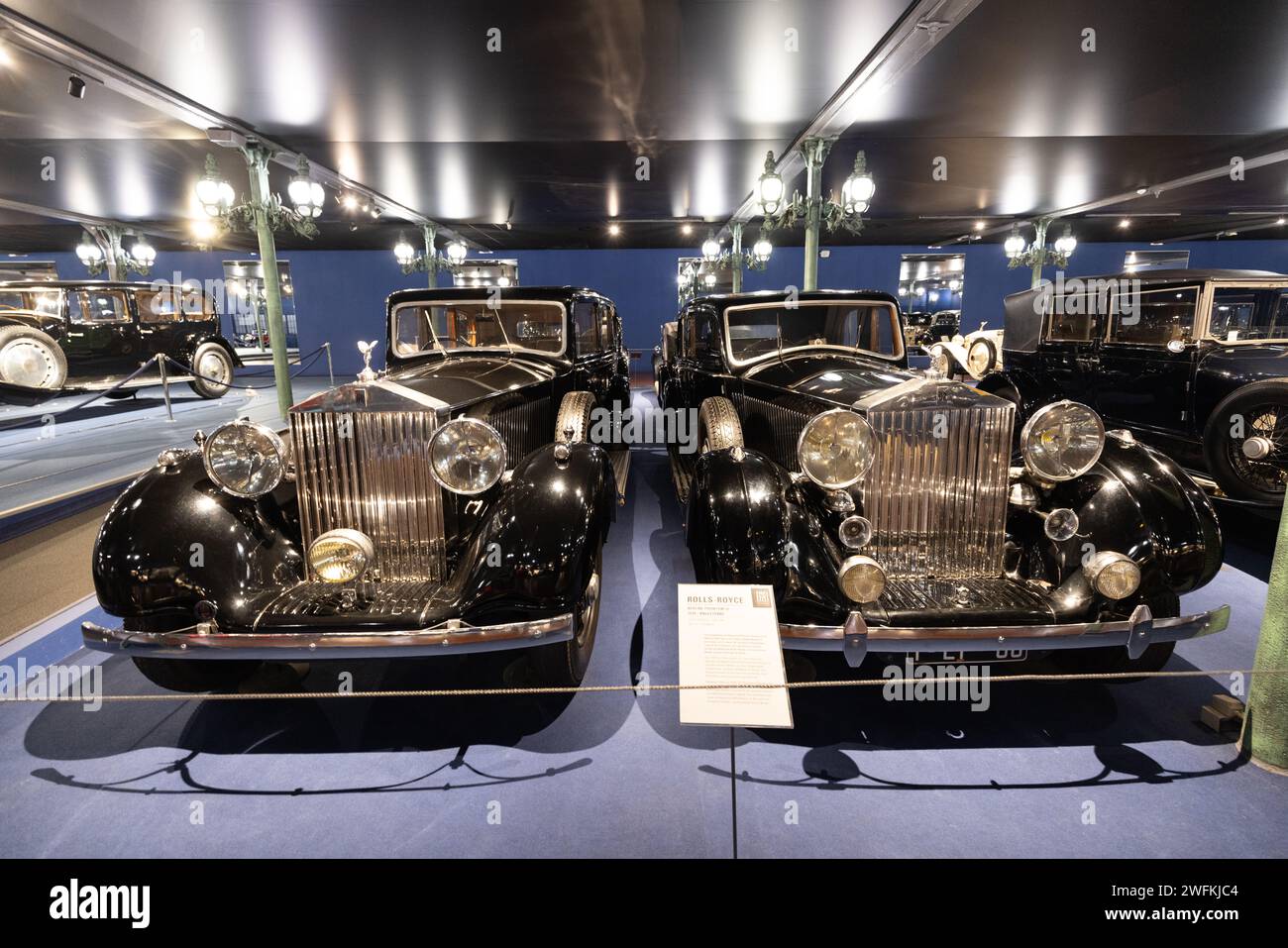 Vintage car collection in Musée National de l'Automobile, Collection ...