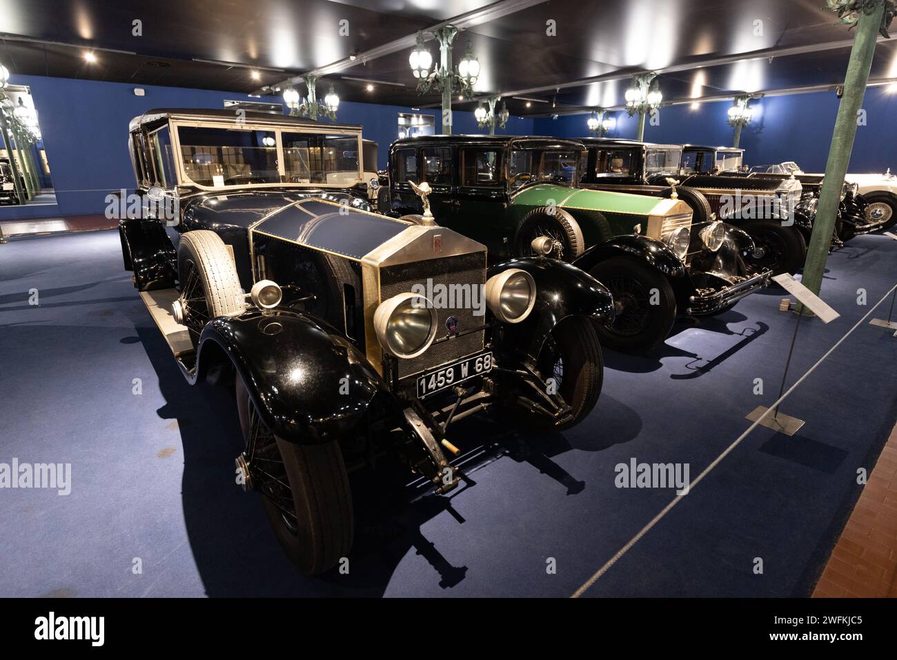 Vintage car collection in Musée National de l'Automobile, Collection ...