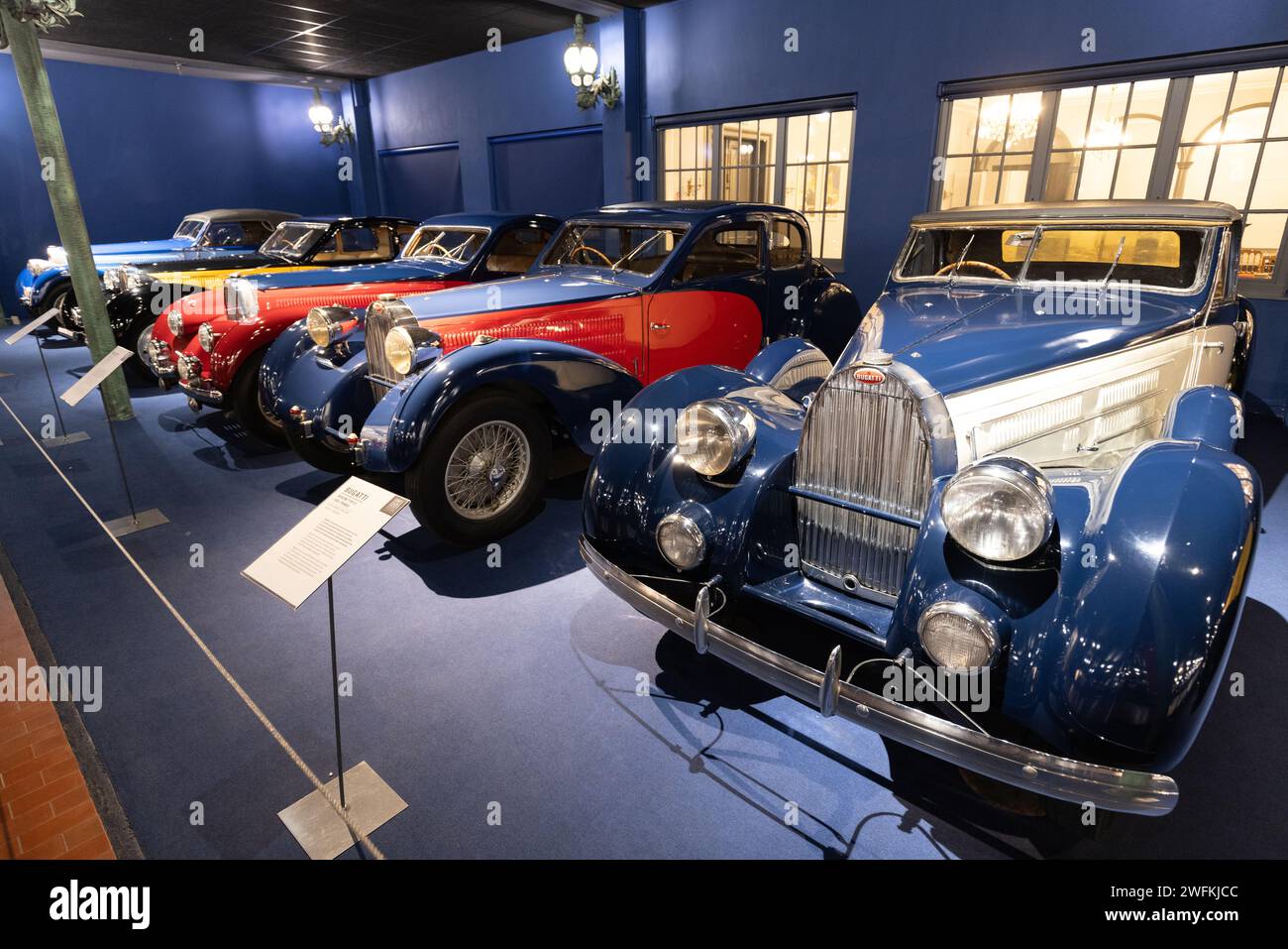 Vintage car collection in Musée National de l'Automobile, Collection ...