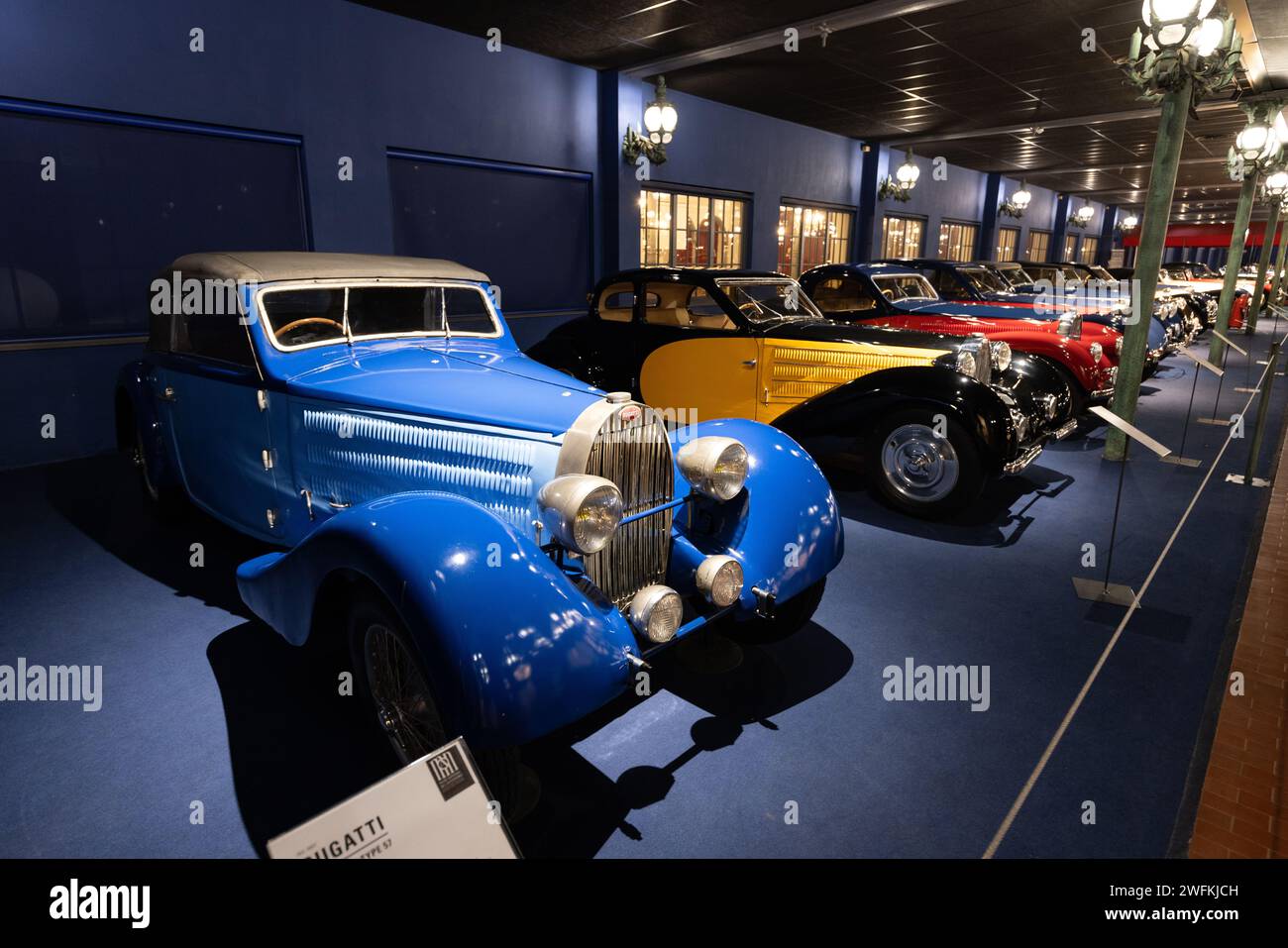 Vintage car collection in Musée National de l'Automobile, Collection ...