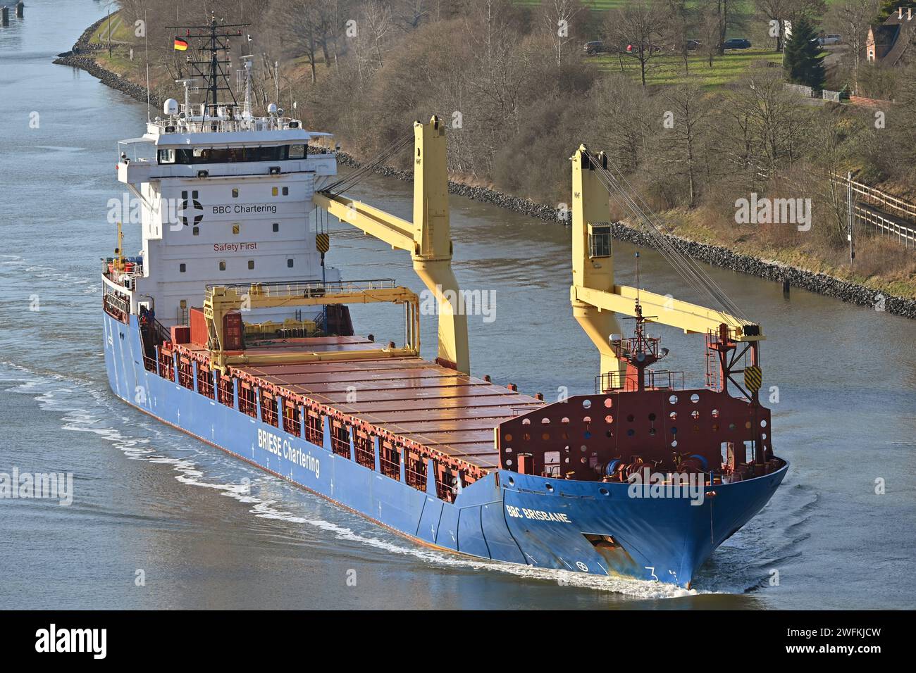 General Cargo Ship BBC BRISBANE at the Kiel Canal Stock Photo - Alamy