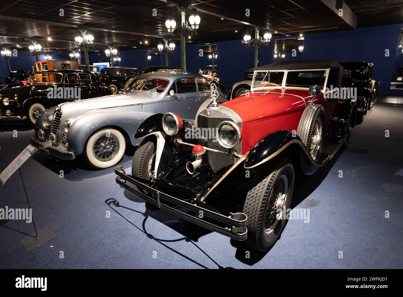 Vintage car collection in Musée National de l'Automobile, Collection ...