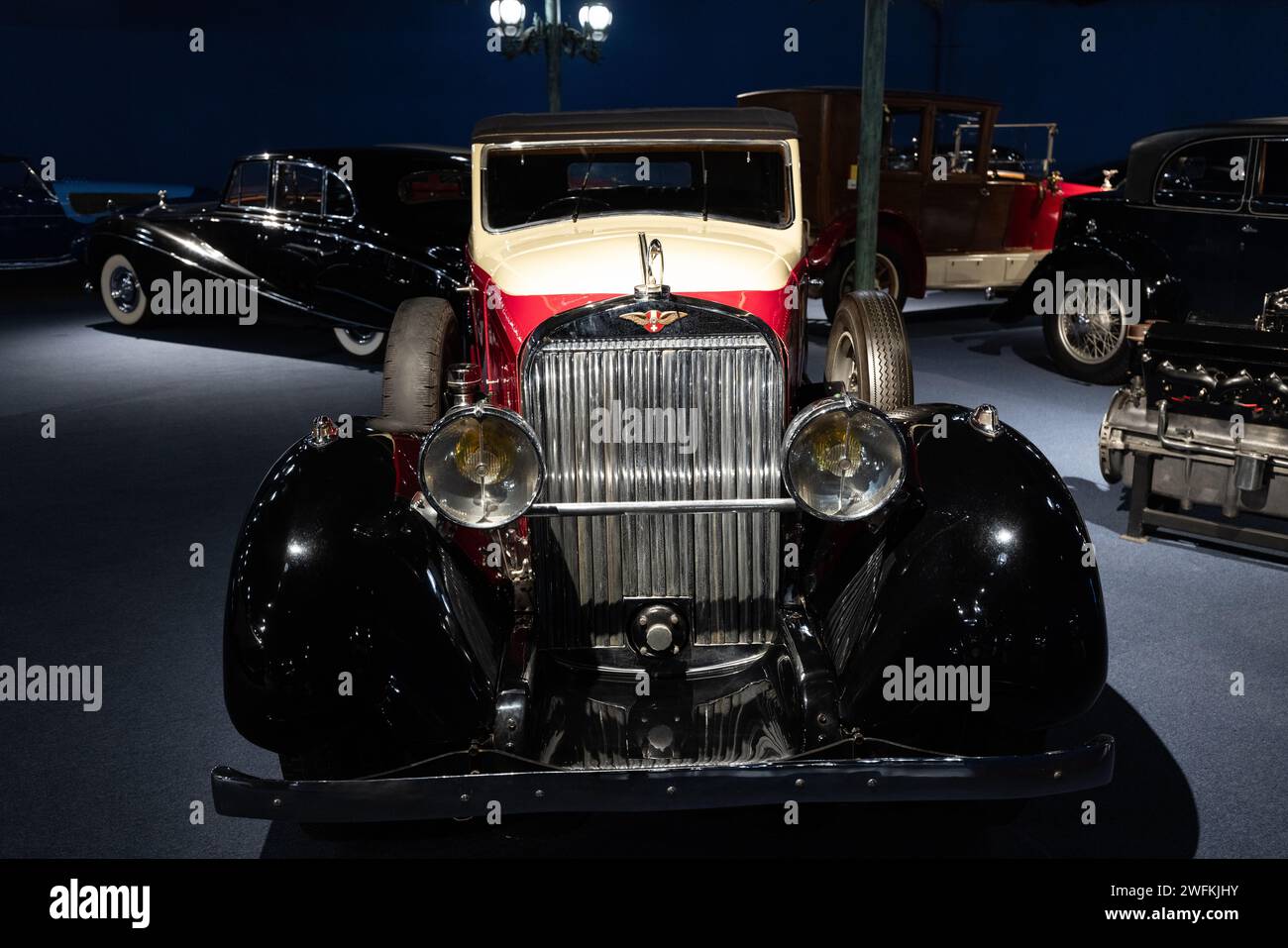 Vintage car collection in Musée National de l'Automobile, Collection ...