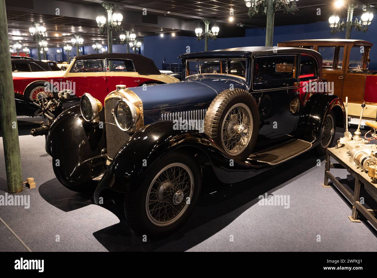 Vintage car collection in Musée National de l'Automobile, Collection ...