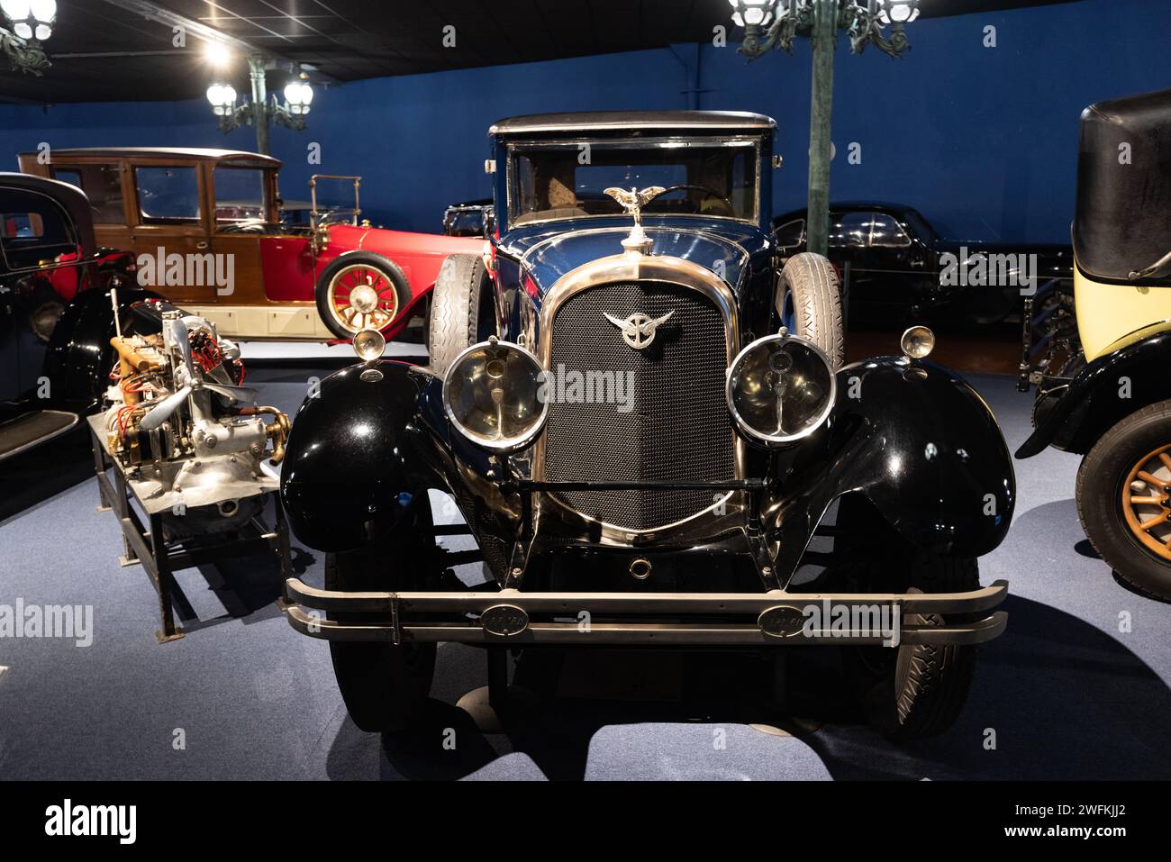 Vintage car collection in Musée National de l'Automobile, Collection ...