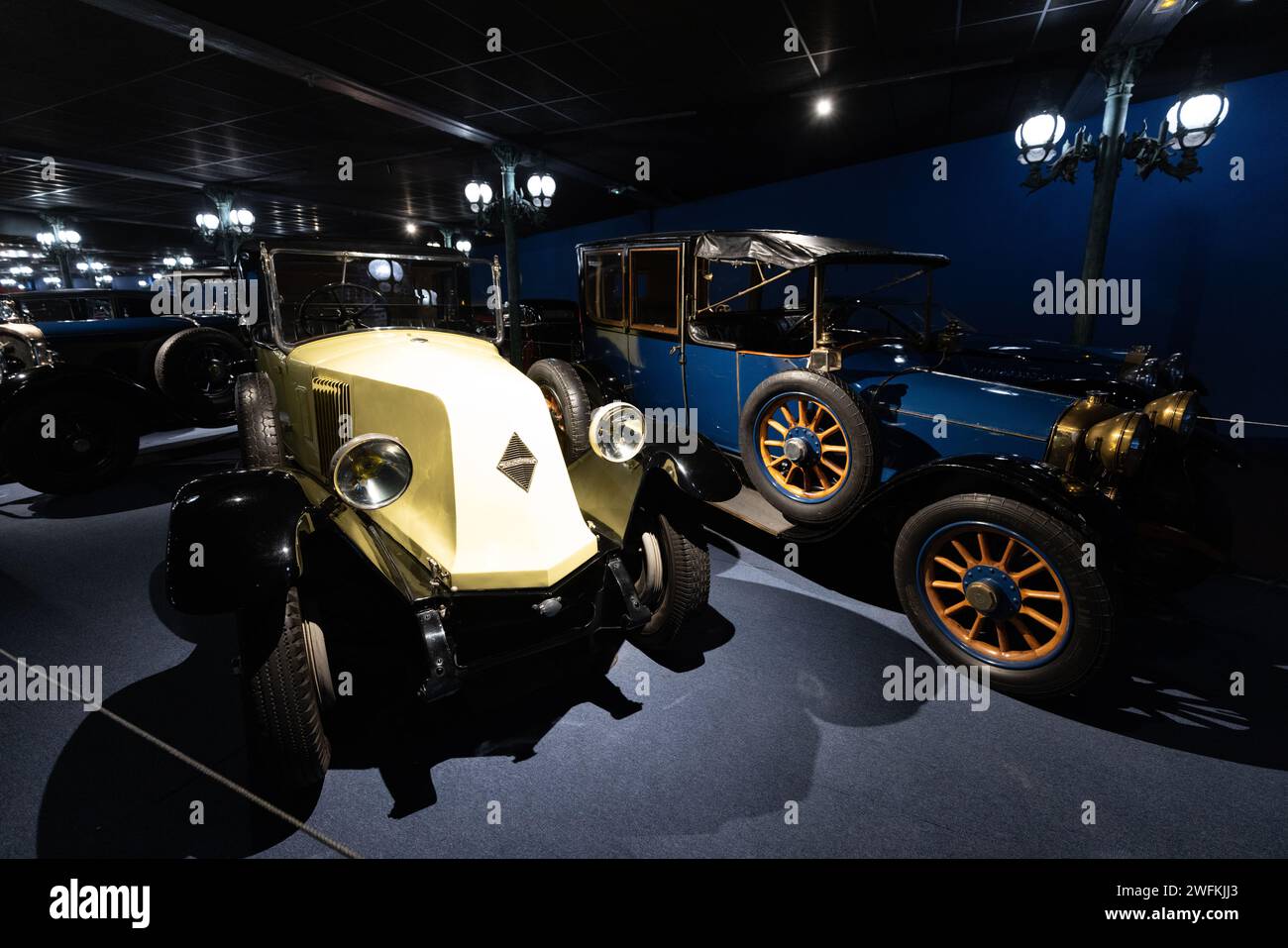 Vintage car collection in Musée National de l'Automobile, Collection ...
