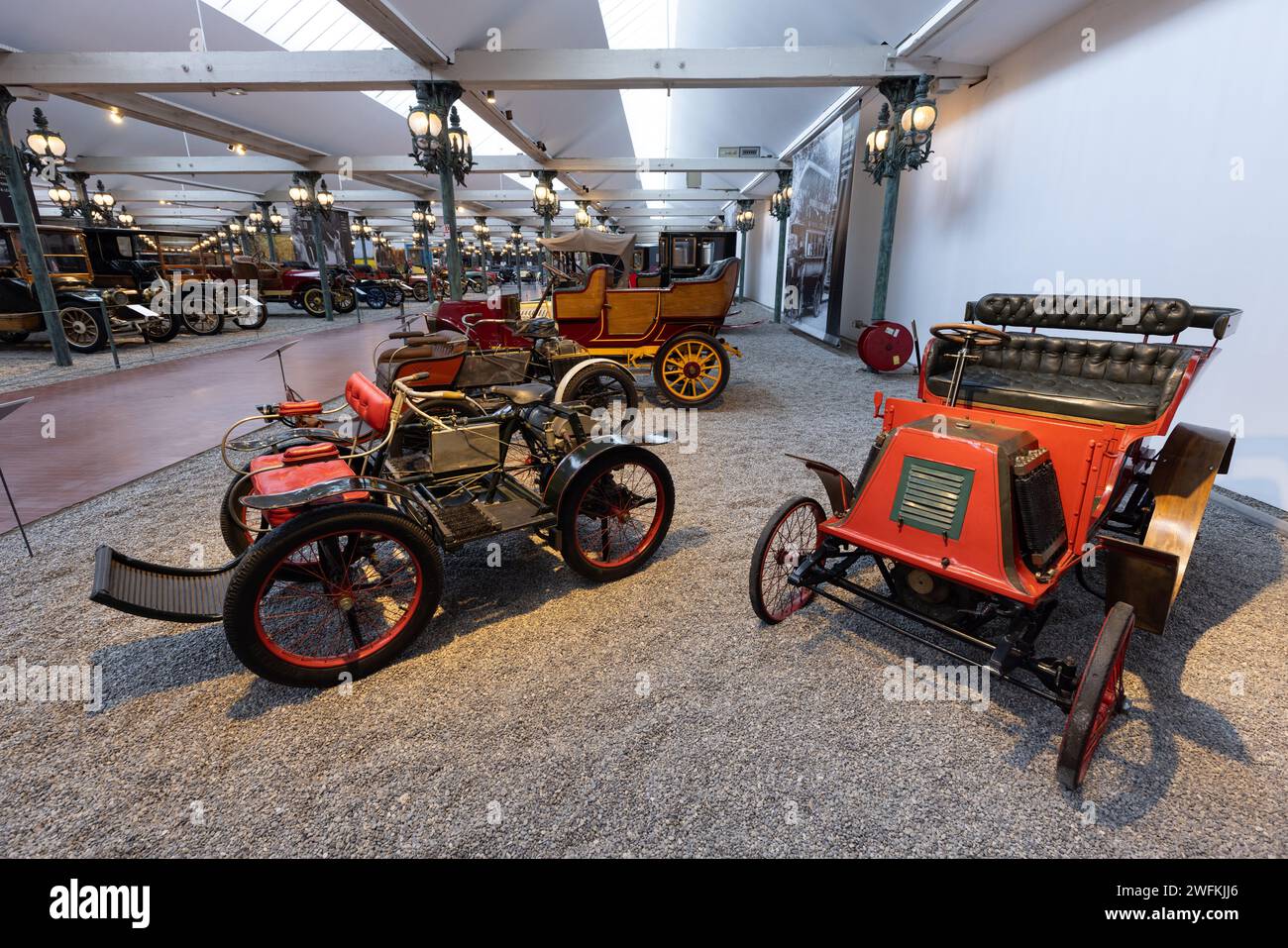 Vintage car collection in Musée National de l'Automobile, Collection ...