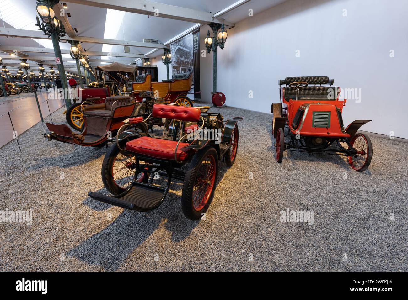Vintage car collection in Musée National de l'Automobile, Collection ...