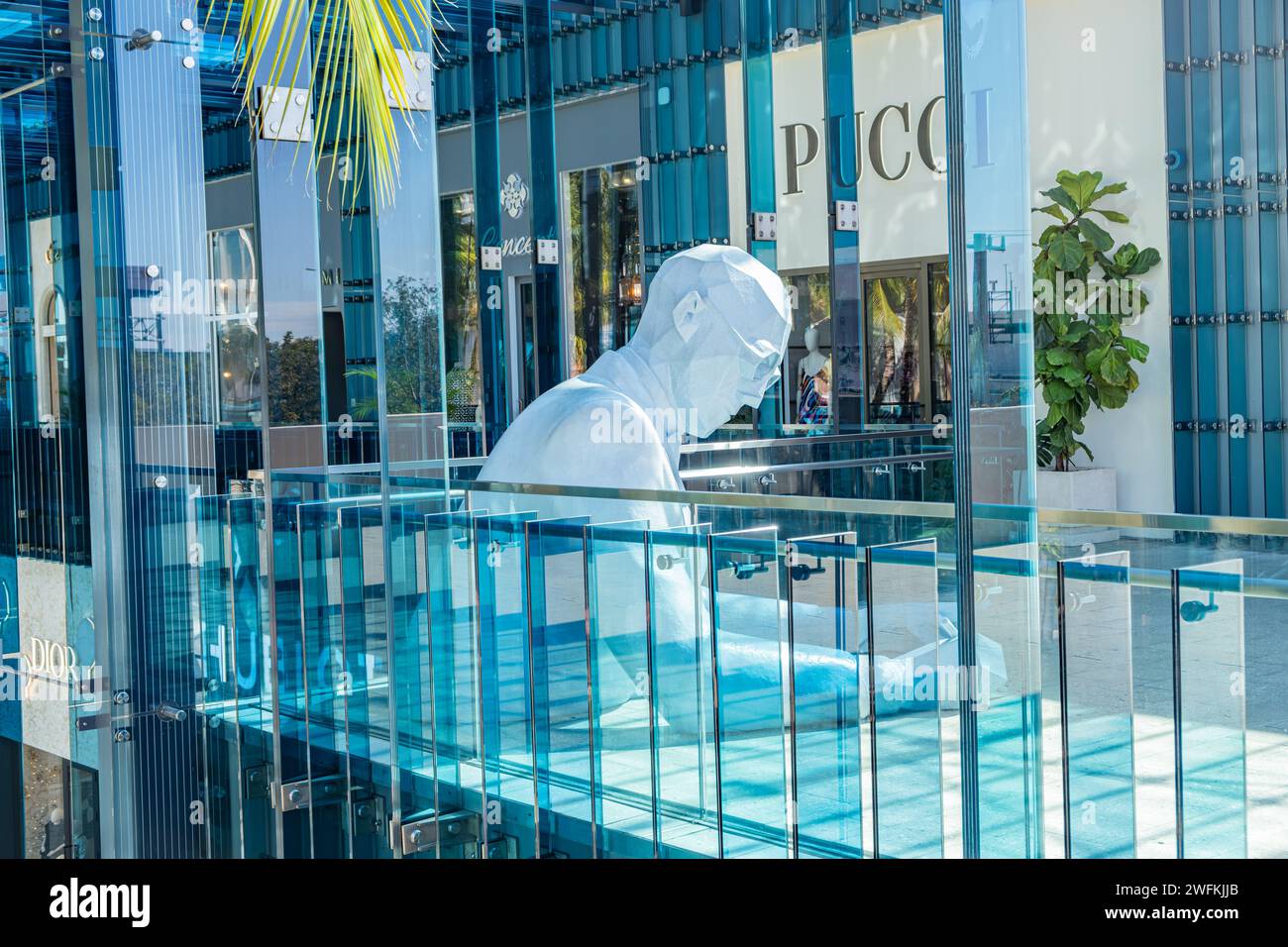Sculpture In Miami Design District - Digital Art by Laura Zeid Stock ...