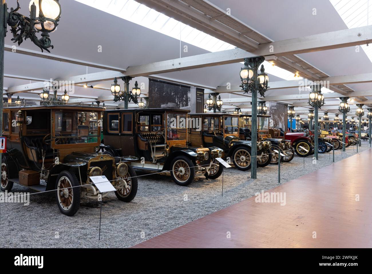 Vintage car collection in Musée National de l'Automobile, Collection ...