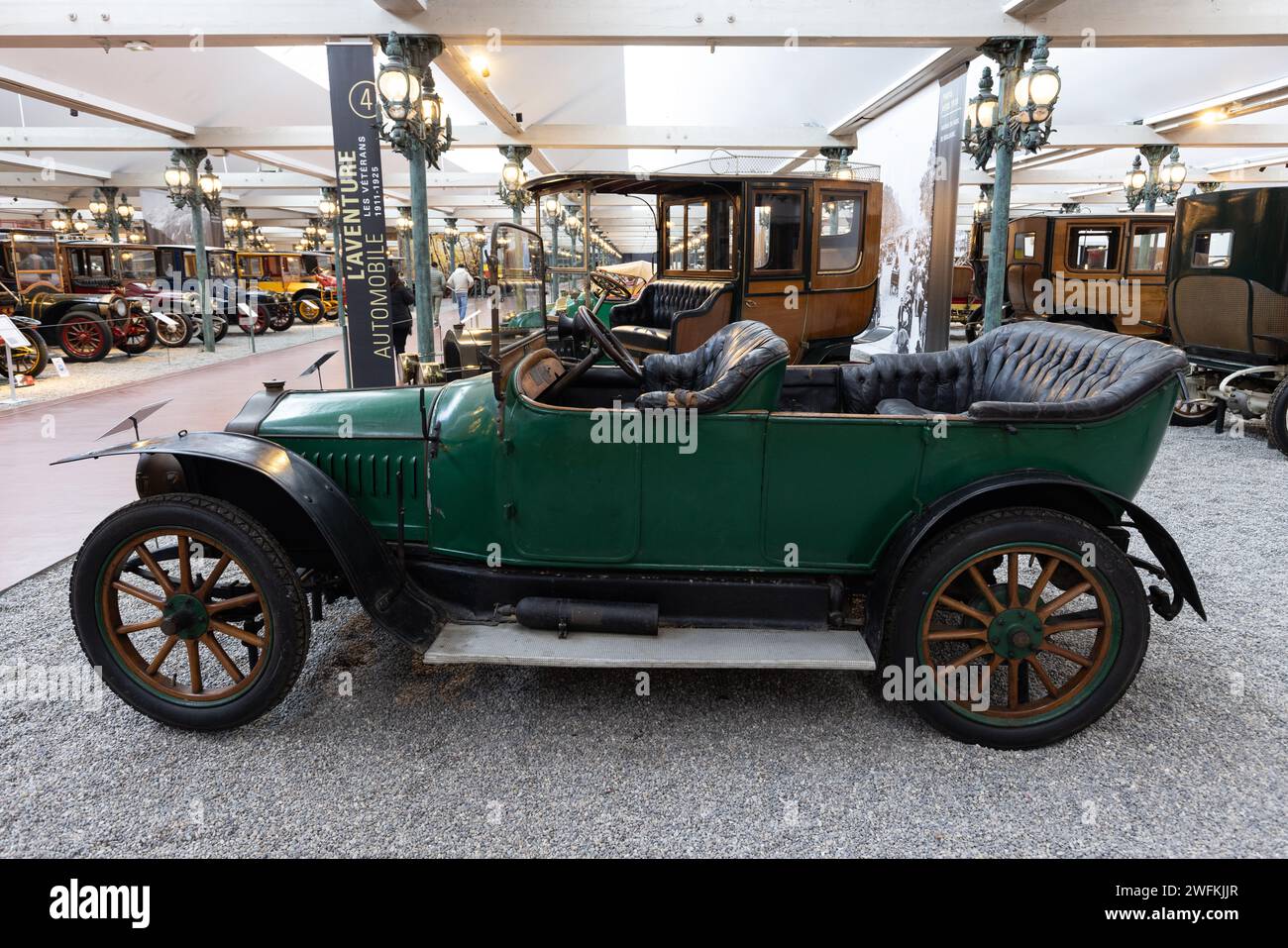 Vintage car collection in Musée National de l'Automobile, Collection ...