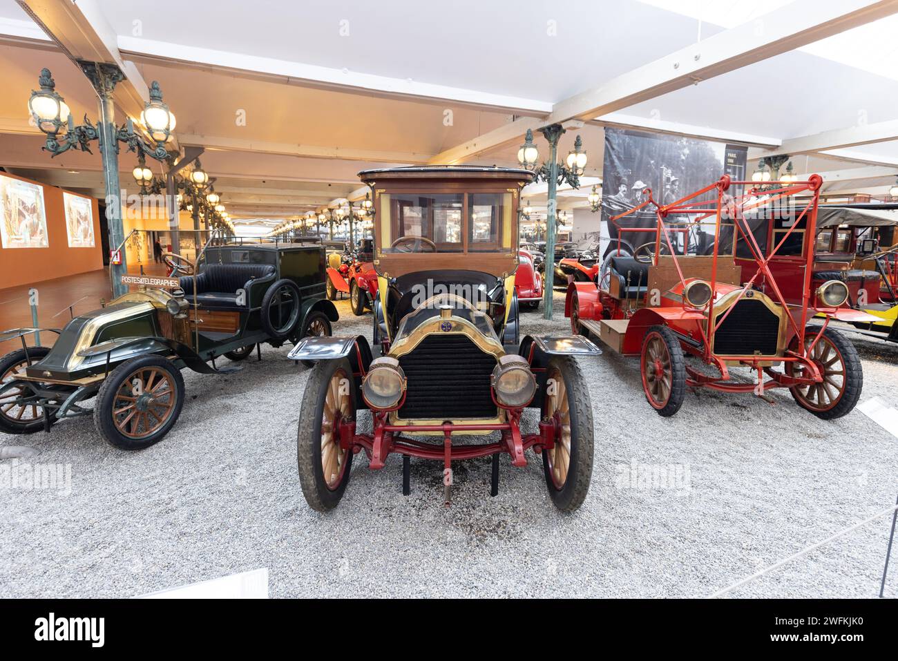 Vintage car collection in Musée National de l'Automobile, Collection ...