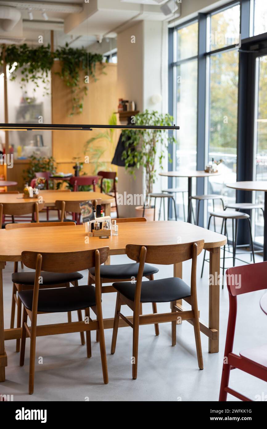 Picture of a nice and cute cafe interior Stock Photo - Alamy