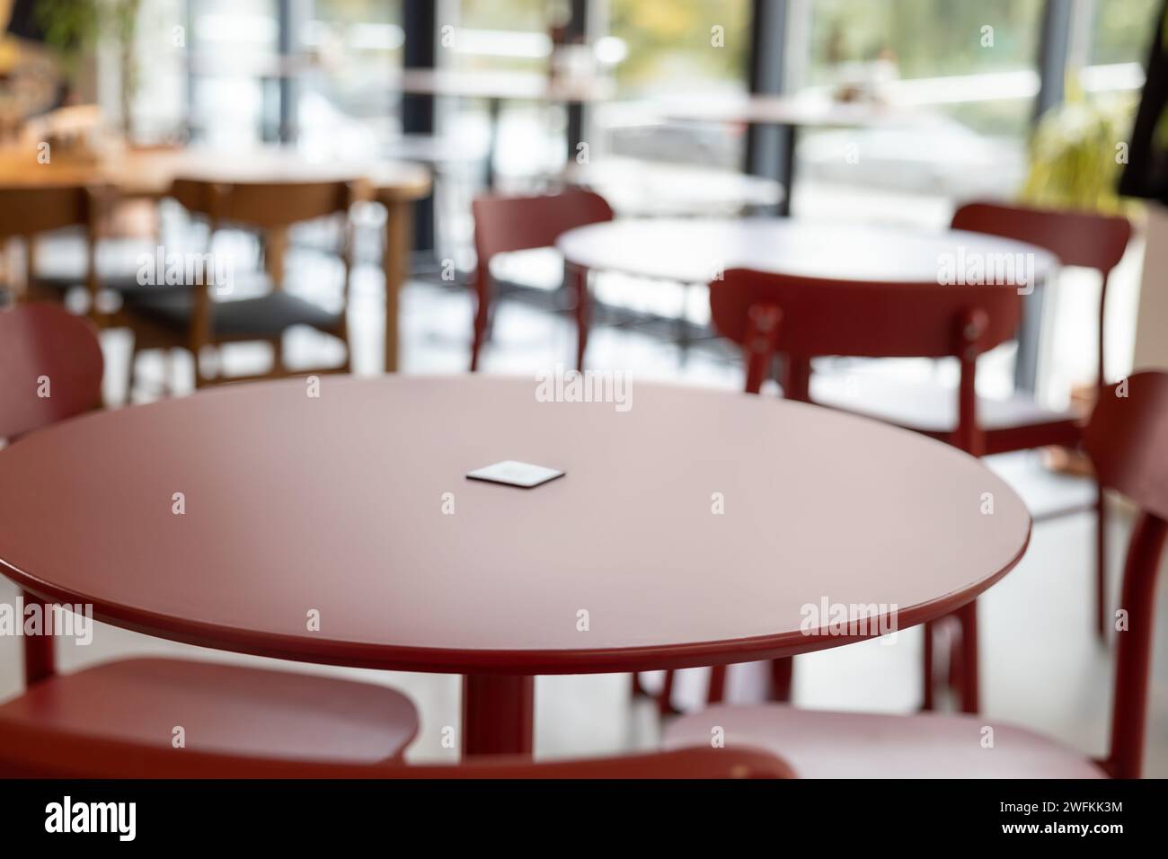 Picture of a nice and cute cafe interior Stock Photo - Alamy