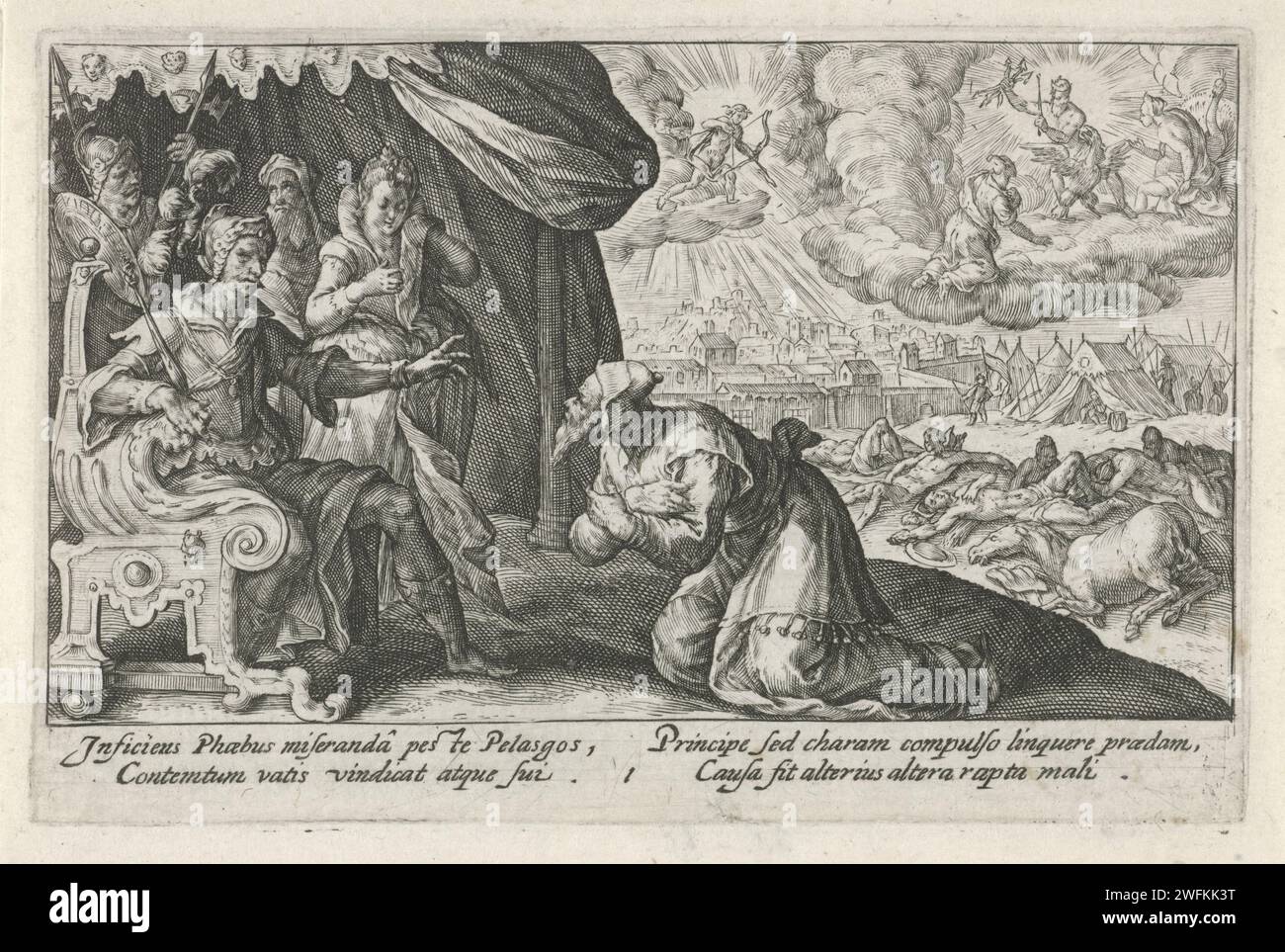 Illustration of two apollo figures hi-res stock photography and images ...
