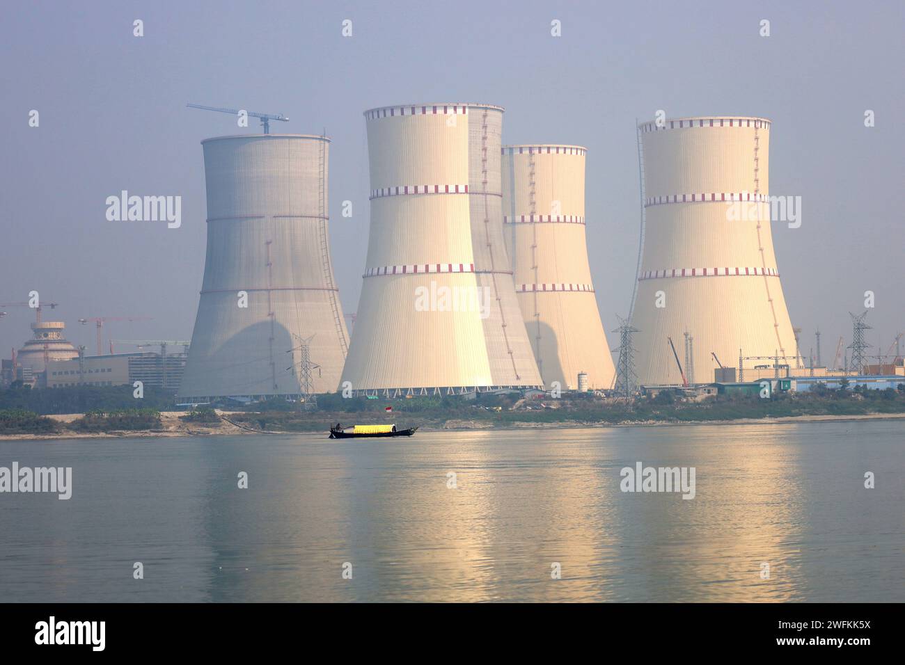 Ishwardi, Pabna, Bangladesh. 31st Jan, 2024. The massive reactor of ...