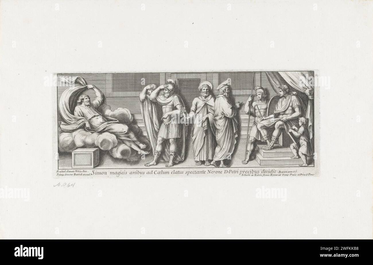Simon de Wizard, Pietro Sante Bartoli, After Rafaël, 1645 - 1700 print ...
